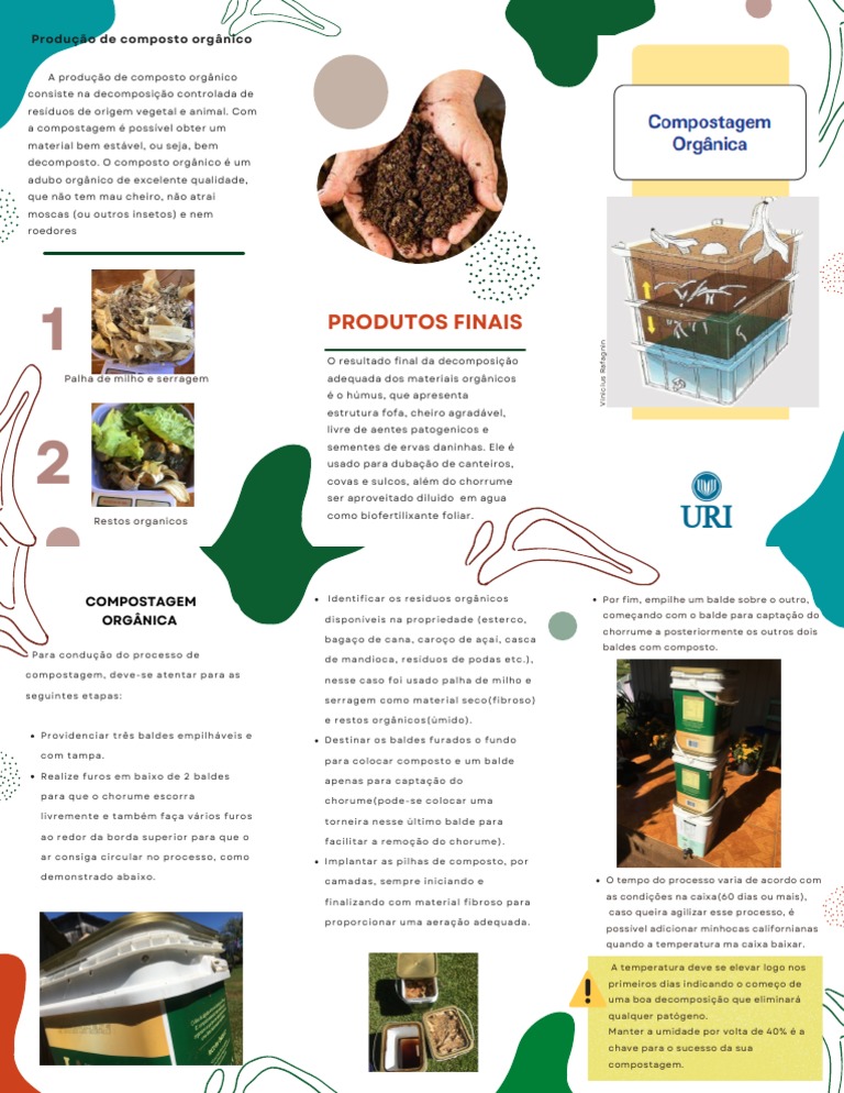 Folder Compostagem - Vinicius Rafagnin | PDF | Desperdício