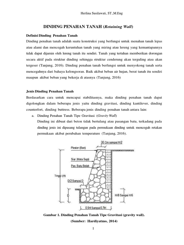 SFD Dinding Penahan Taxcvcxv | PDF
