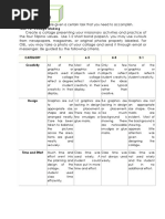 Collage Rubric | PDF | Graphics | Collage