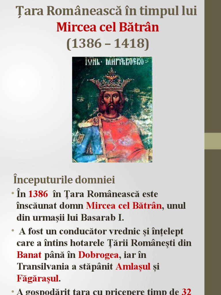 Mircea cel Batran | PDF