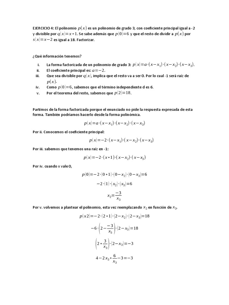 PP T3 Ejercicio4 | PDF | Factorización | Aritmética