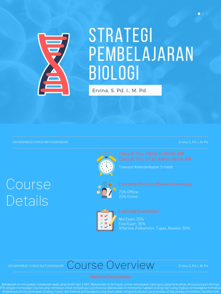 P1 Strategi Pembelajaran Biologi 2023 | PDF