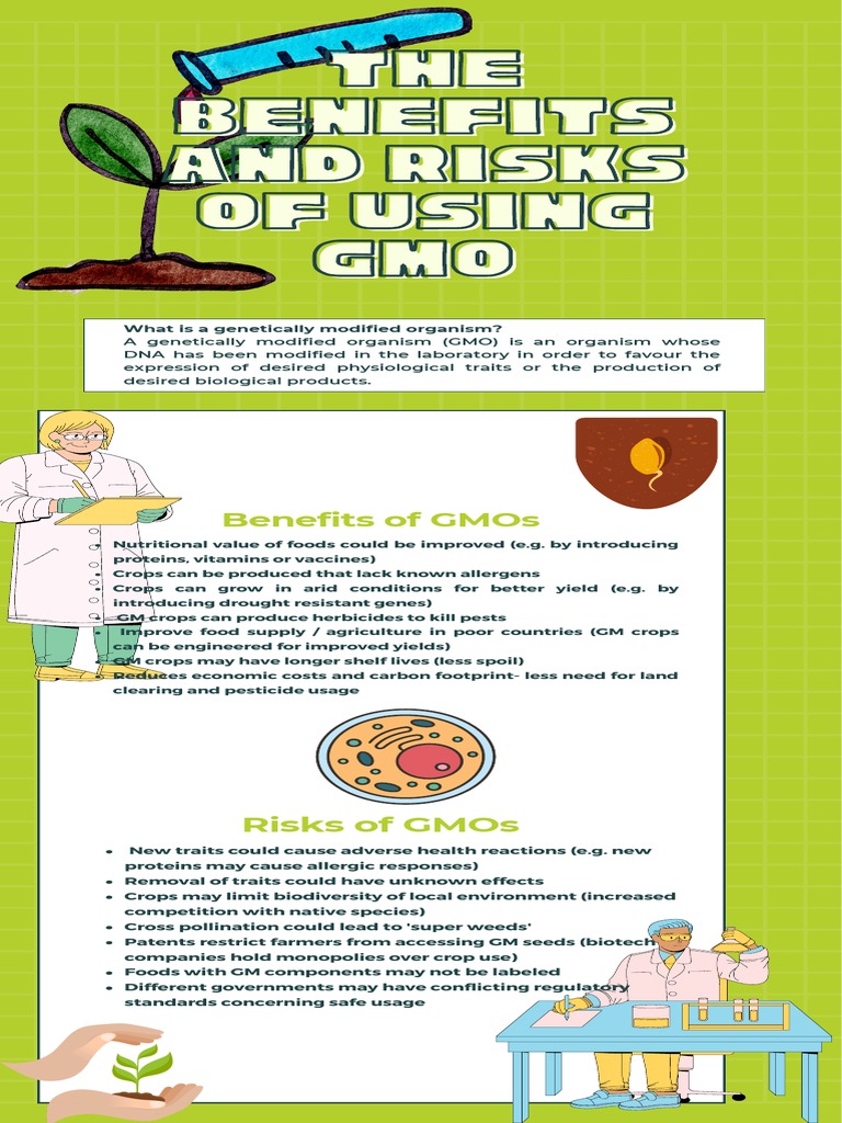 The Benefits and Risks of Using Gmos | PDF