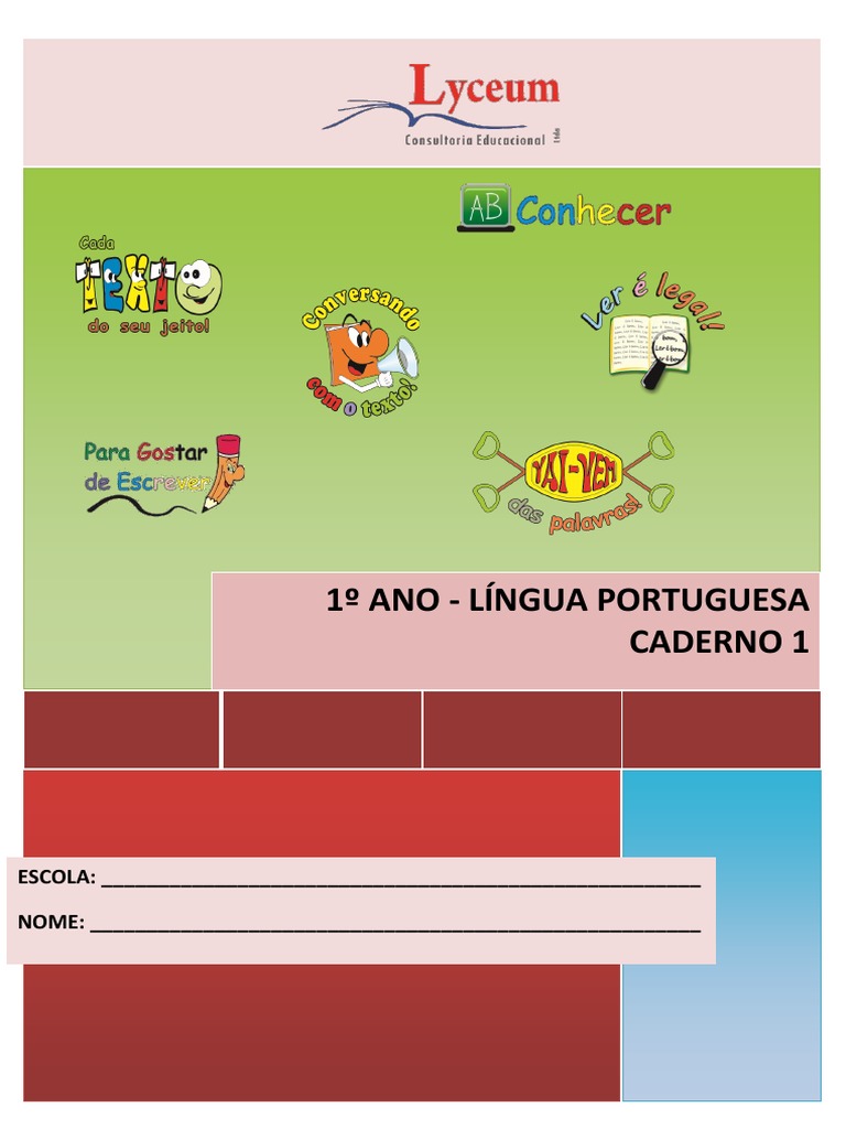 Ok - 1 Ano Caderno 1 EPV | PDF