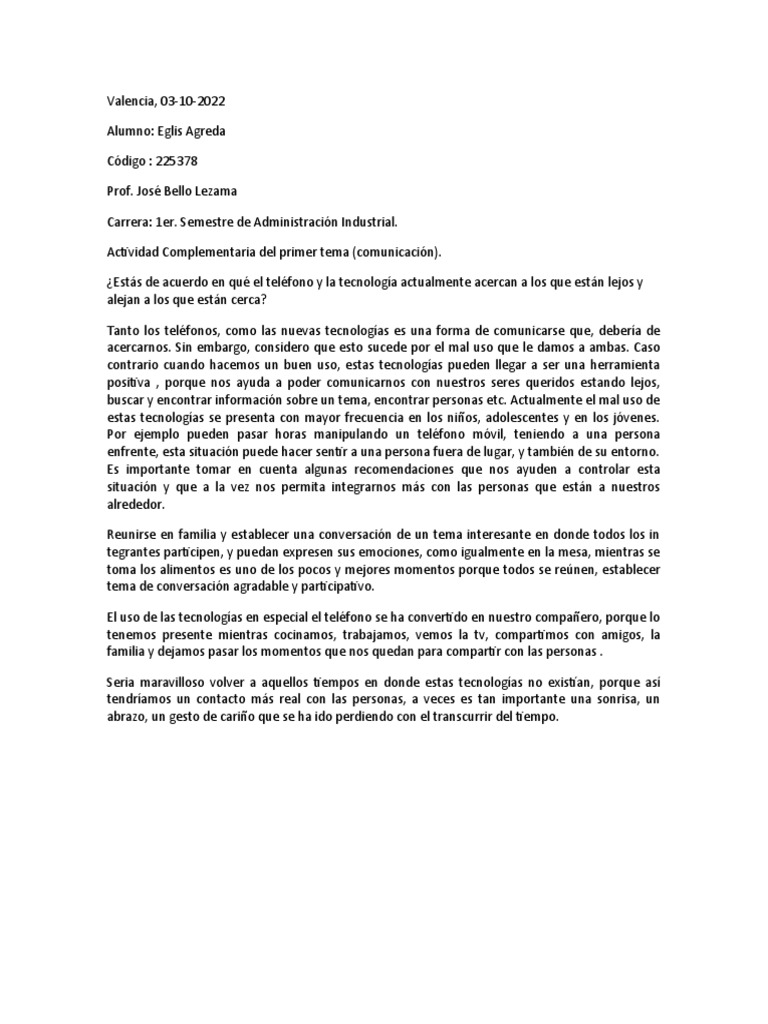 Trabajo De Lenguaje Y Comunicación Pdf Información Escritura