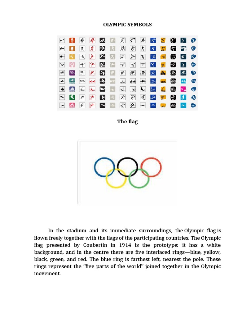 Olympic Symbols | PDF | Olympic Games | Multi Sport Events