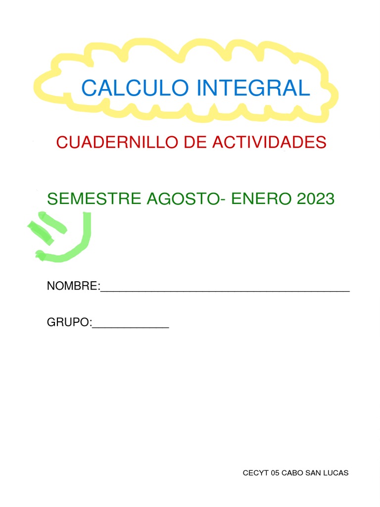 Cuadernillo Calculo Integral | PDF | Integral | Suma