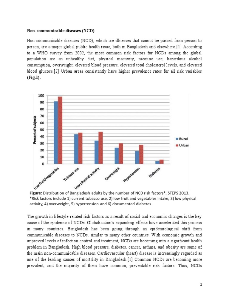 Non-Communicable Diseases | PDF