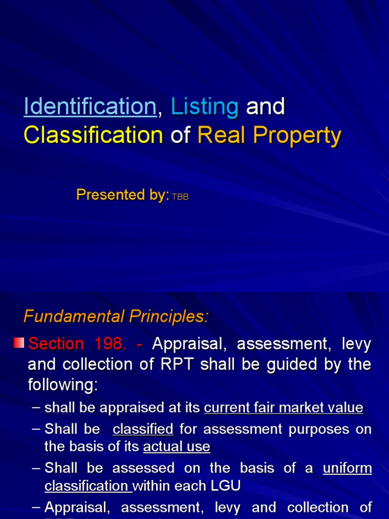 Fundamentals of Real Property | PDF | Market Value | Real Estate Appraisal