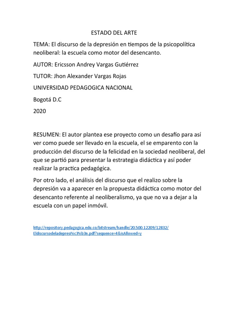 Estado Del Arte | PDF