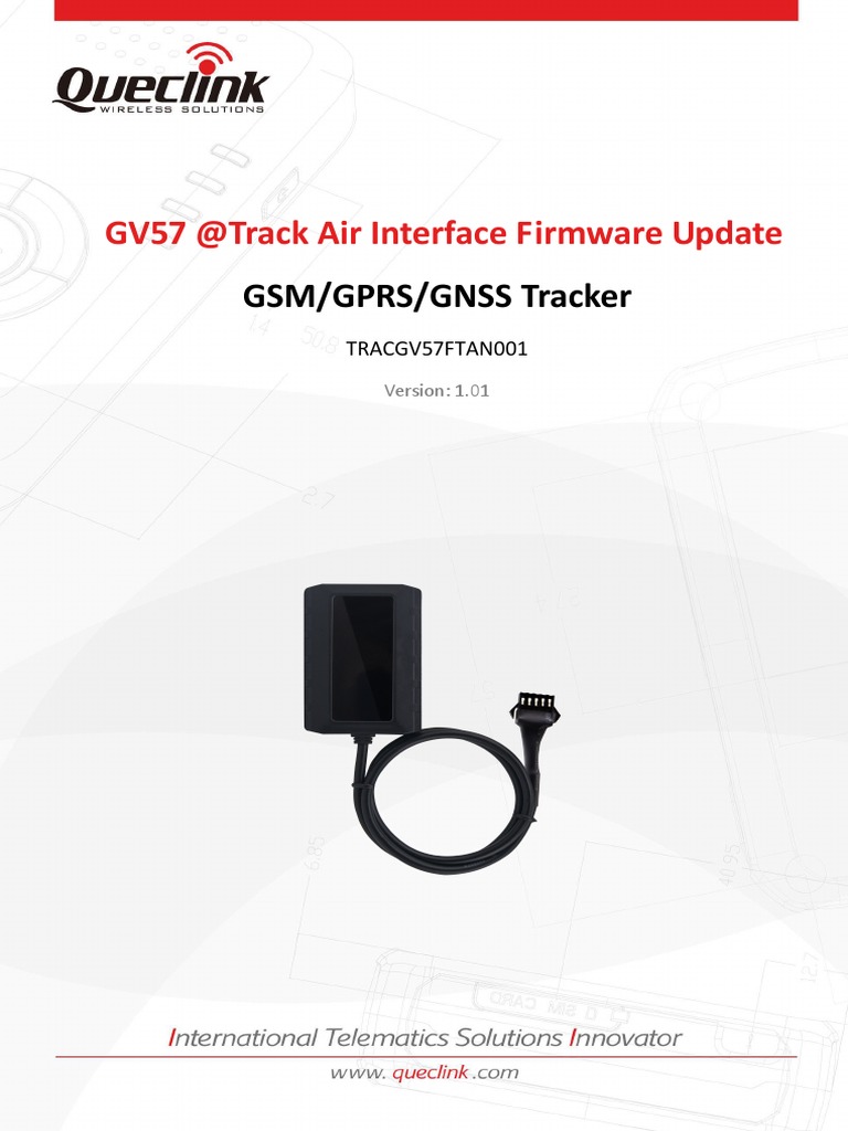 GV57 @track Air Interface Firmware Update R1.01 | PDF | Booting ...