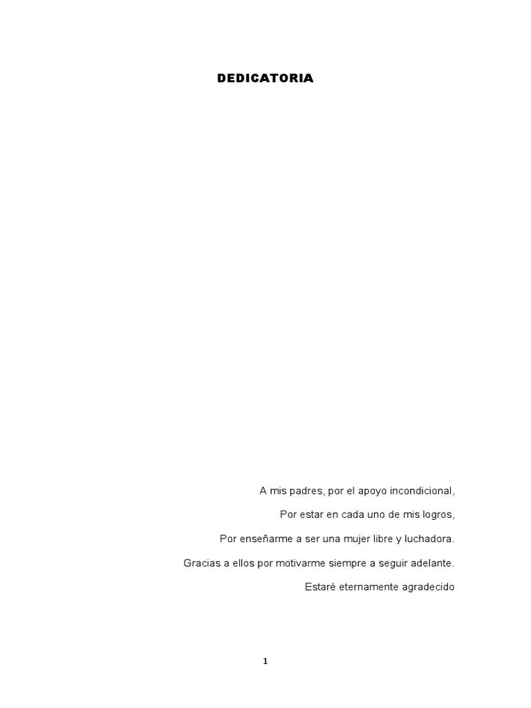 Dedicatoria | PDF | Valores | Policía