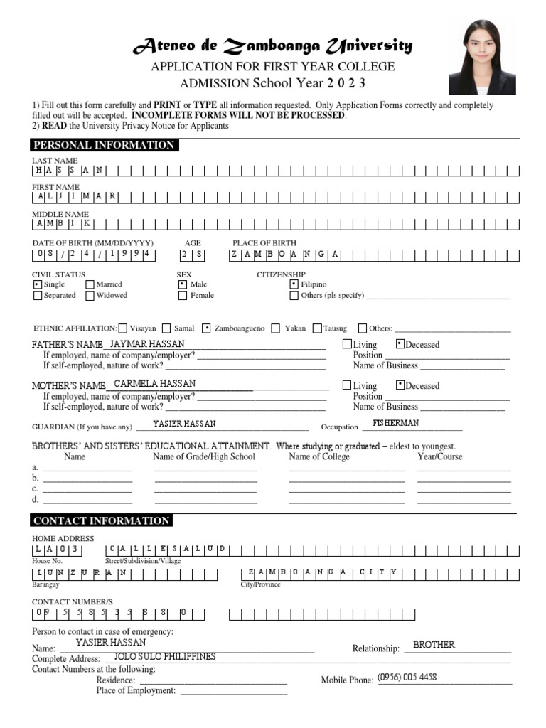 Admissions Application Form and Privacy Notice | PDF | Privacy ...