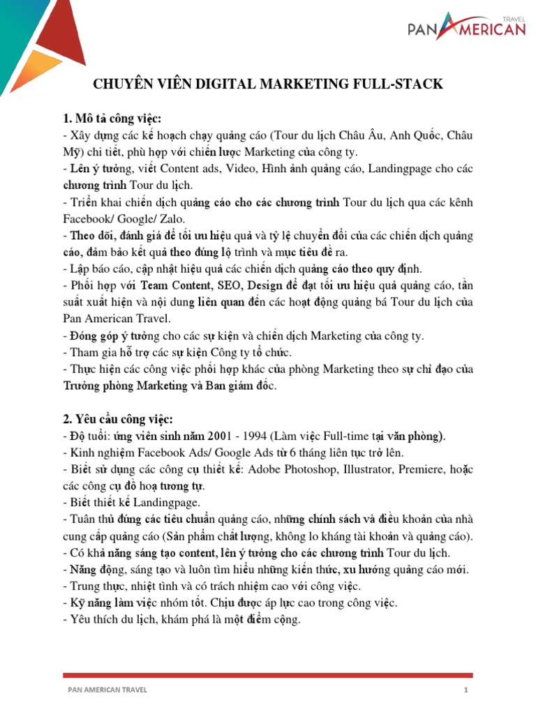 Chuyên Viên Digital Marketing Full Stack | PDF