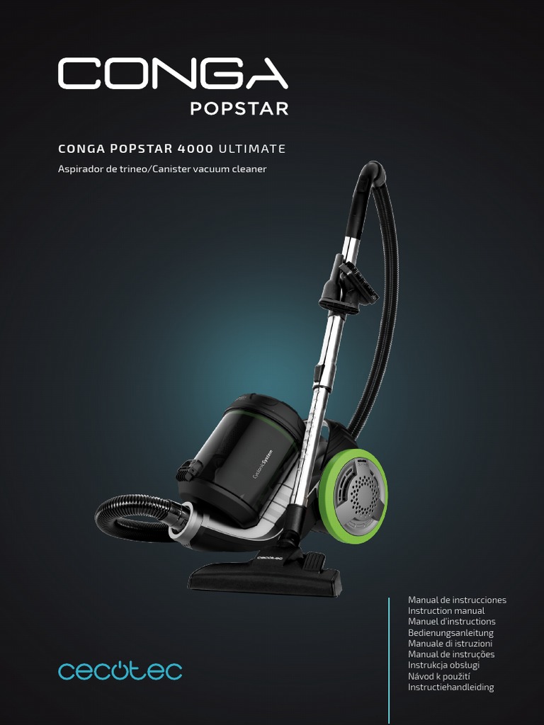 Conga Popstar 4000 Ultimate | PDF | Aspiradora | Naturaleza
