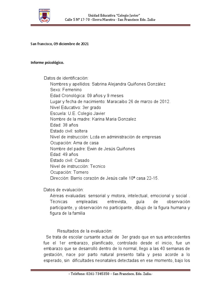 Sabrina Quiñones | PDF