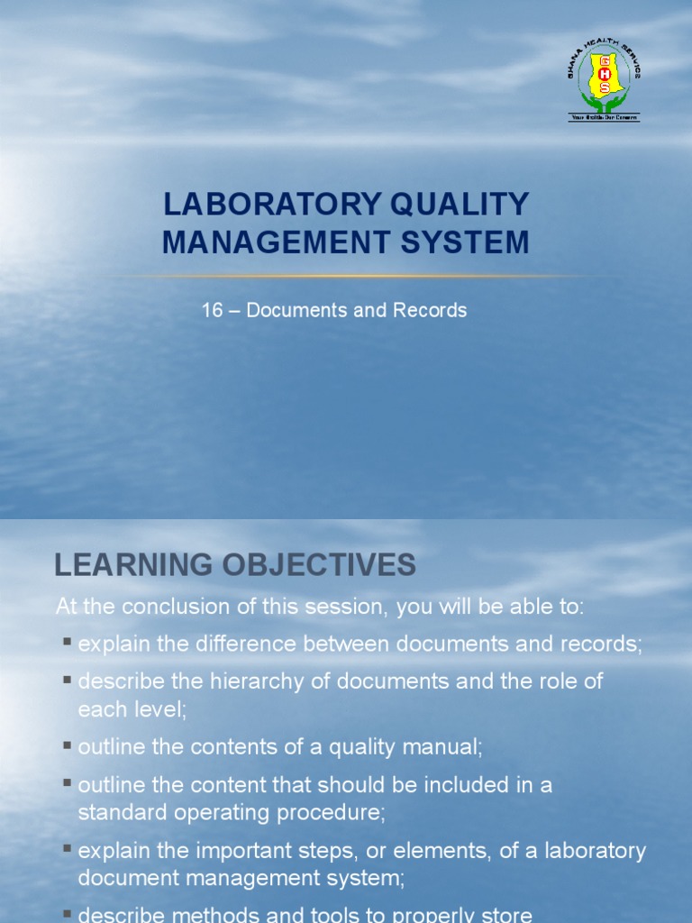 Laboratory Document Control Essentials | PDF | Laboratories | Quality ...