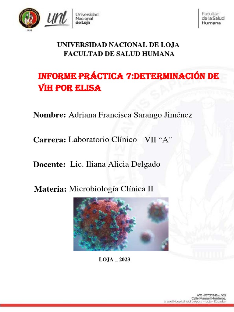 Informe 7 Vih-Comprimido | Descargar gratis PDF | VIH | VIH / SIDA