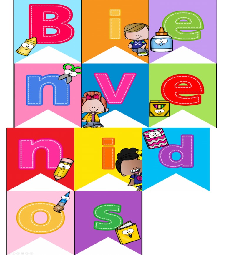 Banderines de Bienvenida | PDF