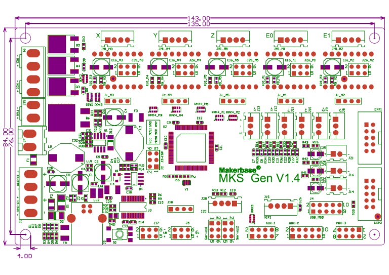 MKS Gen V1.4 - 004 Size | PDF