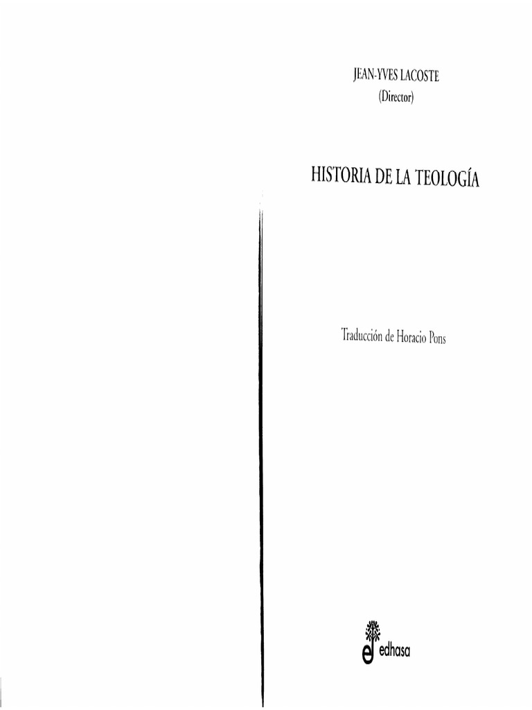 8219 - Historia de La Teología | PDF