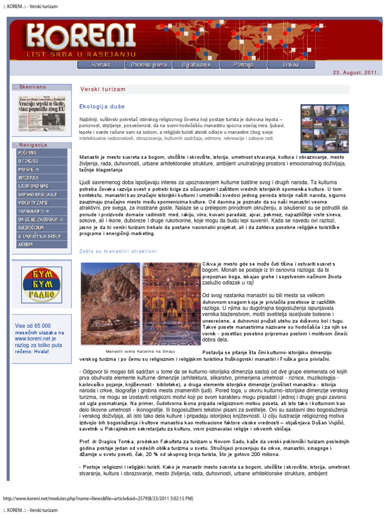 Verski Turizam | PDF