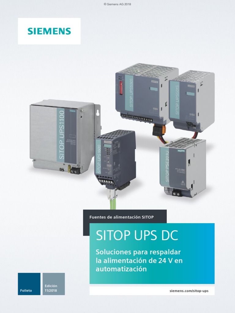 SITOP DC UPS - Es | PDF | Batería recargable | USB