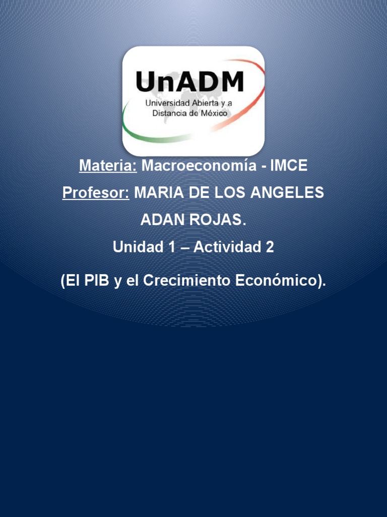 El PIB y el Crecimiento Económico | PDF | Producto Interno Bruto | Chile