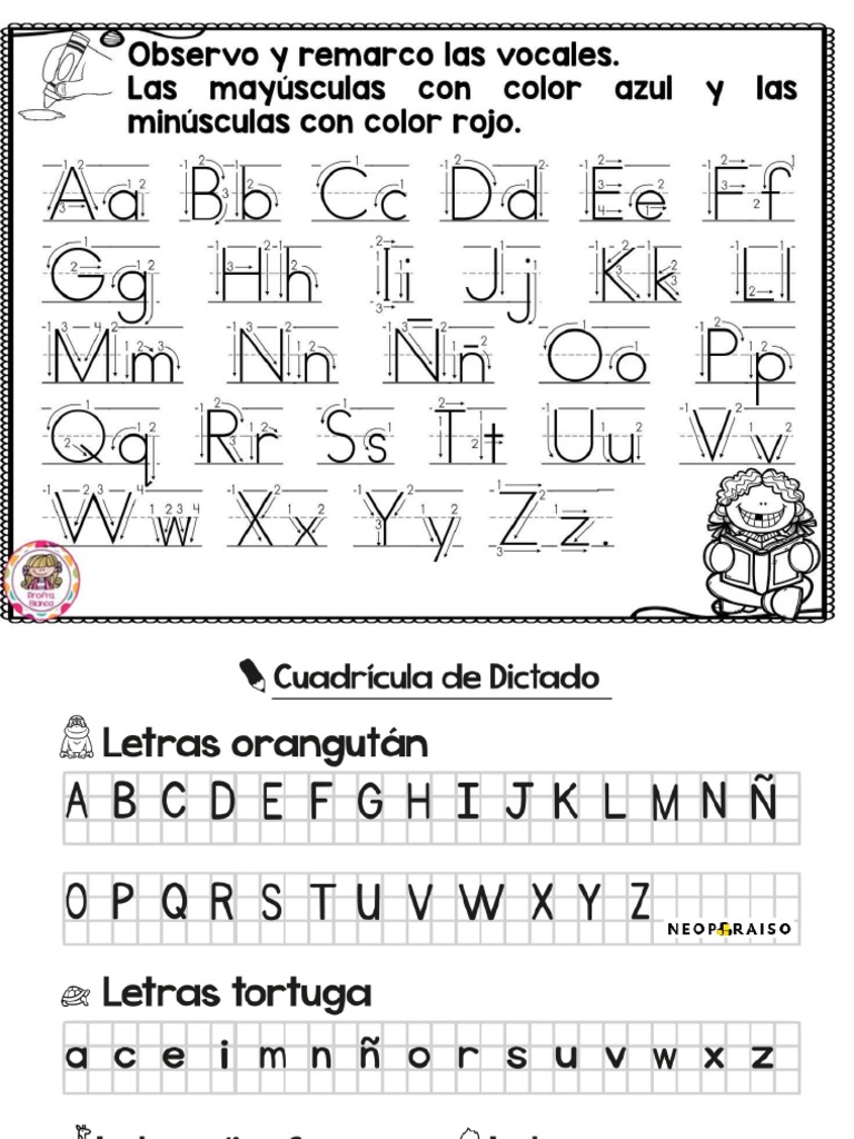 Abecedario Caligrafia | PDF