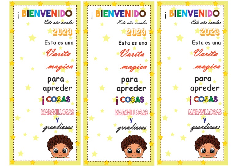 Bienvenida Lapiz | PDF