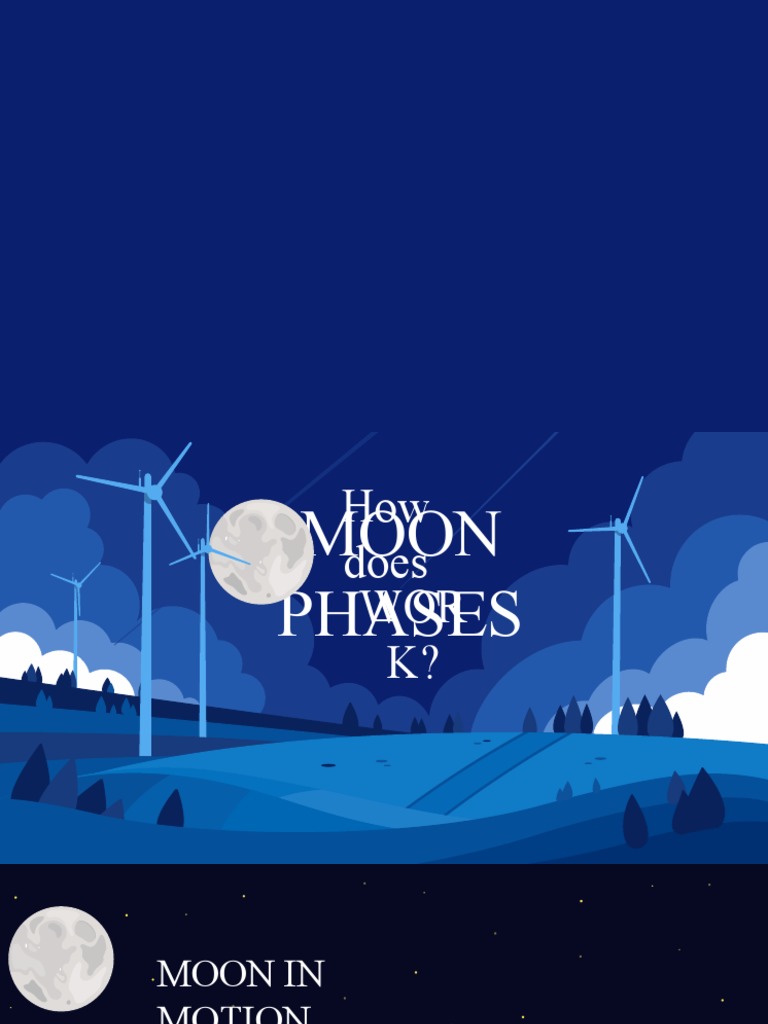 Moon Phases Presentation Template | PDF