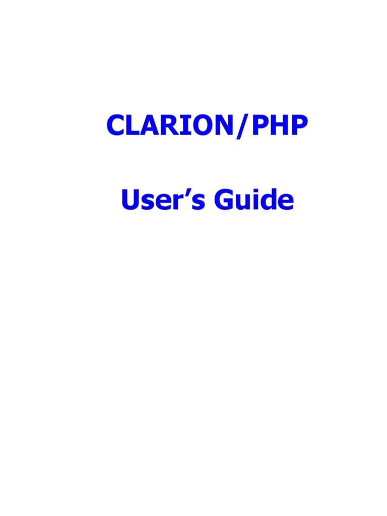 PHP 11 Users Guide | PDF | Php | Apache Http Server