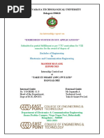 Internship Report On Embedded System and IoT Technology. | PDF | Embedded System | Microcontroller