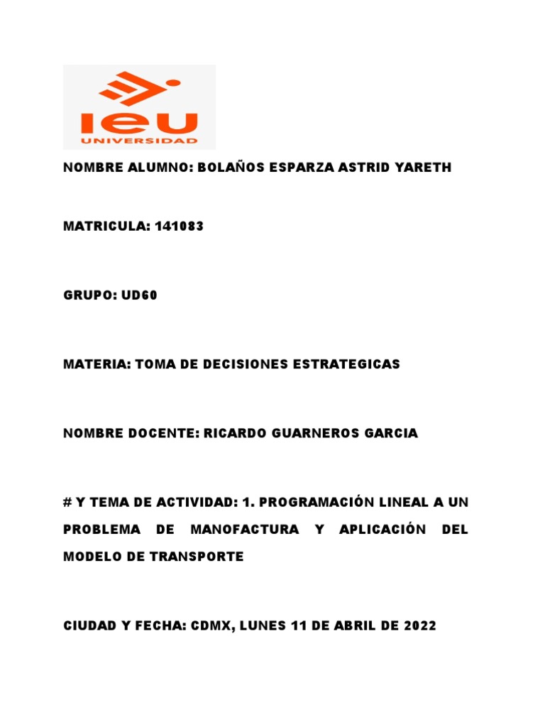 Act 1 - Astrid Bolaños | PDF | Matemáticas