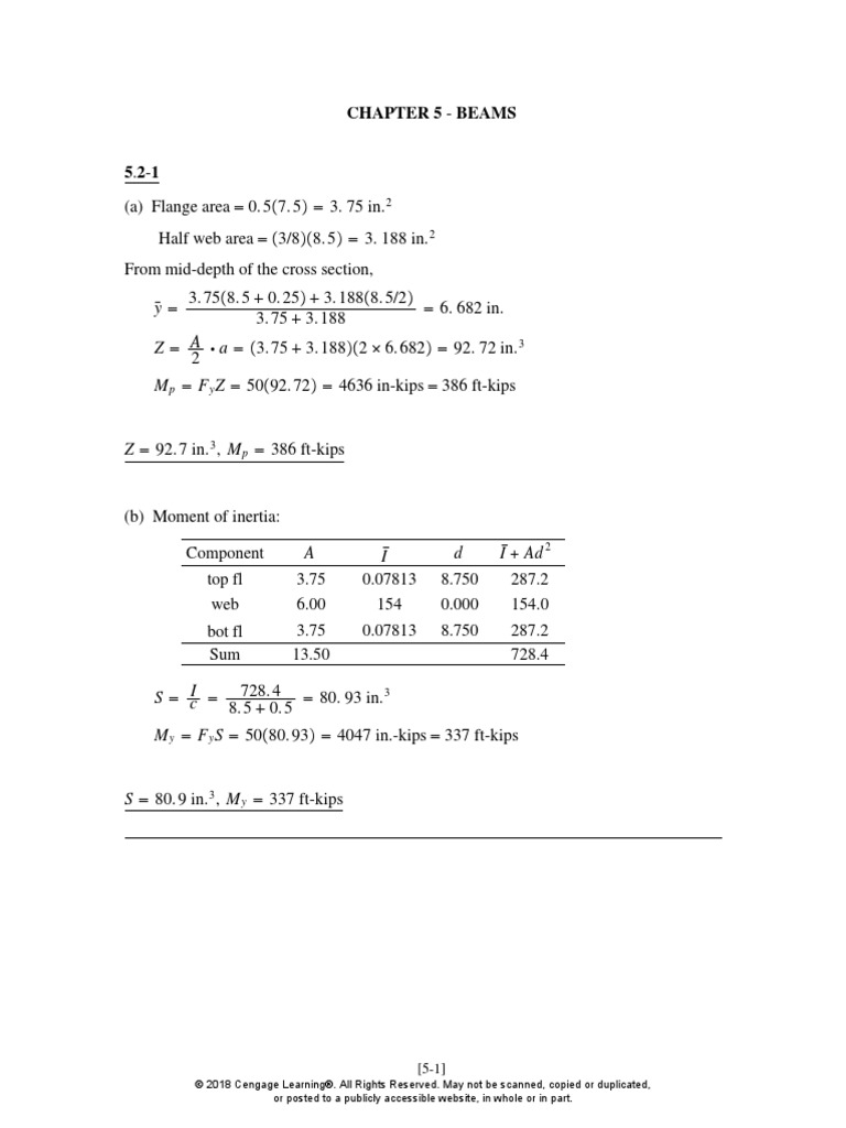 Segui 6e ISM Ch05 | PDF | Continuum Mechanics | Civil Engineering
