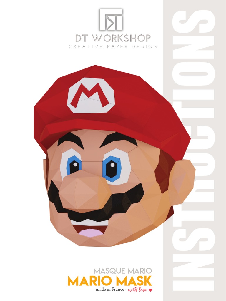 Instructions Mask Mario | PDF | Graphisme