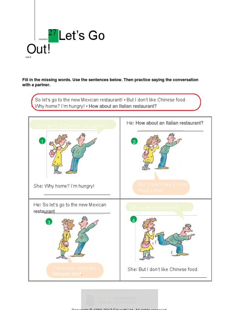 Let's Go Home: Italian Dining Choices | PDF