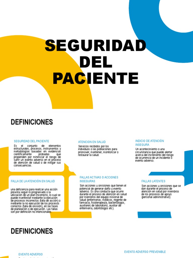 Seguridad Del Paciente | PDF | Seguridad del paciente | Medicina