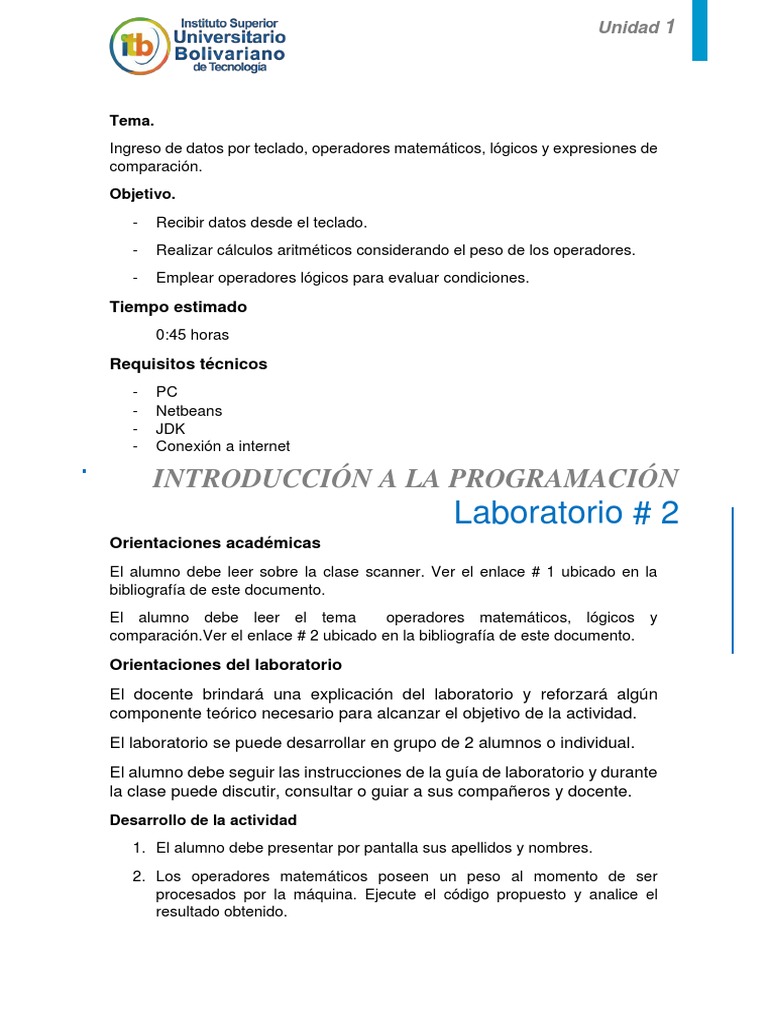 Taller-Laboratorio 2 | PDF | Java (lenguaje de programación) | Desarrollo de software