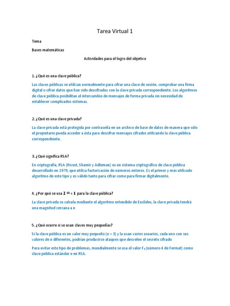 Tarea Virtual 1 Lógica Matemáticas | PDF