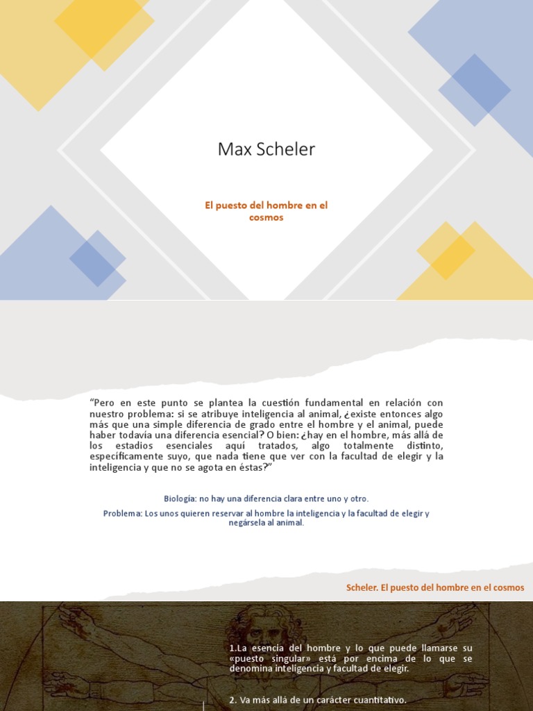 Max Scheler | PDF | Teorías filosóficas | Metafísica