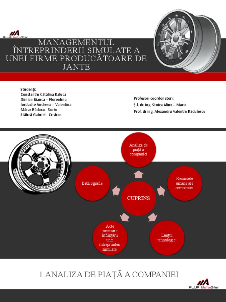 Managementul Întreprinderii Simulate A Unei Firme | PDF