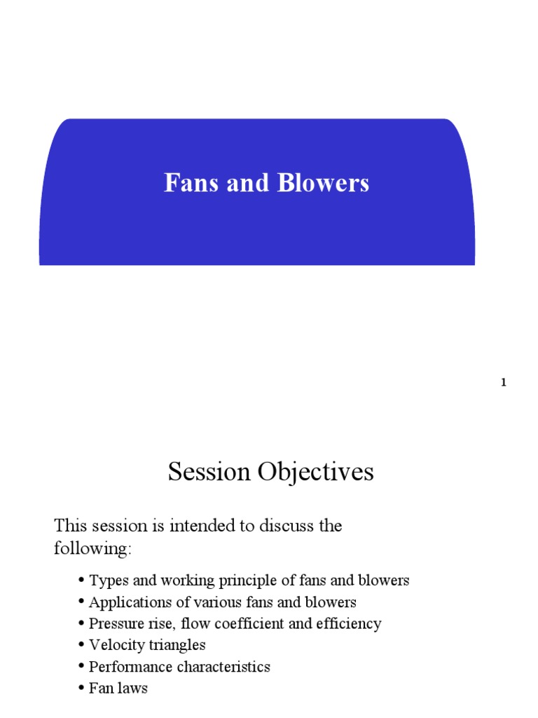 7-Fans and Blowers | PDF | Pump | Airfoil