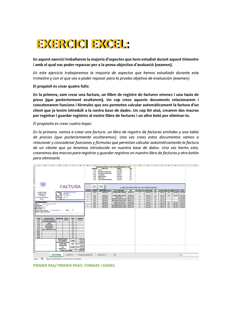 Exercici Segona Avaluació | PDF