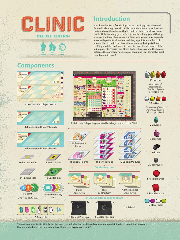 Clinic - Rules v14 | Download Free PDF | Nursing | Patient