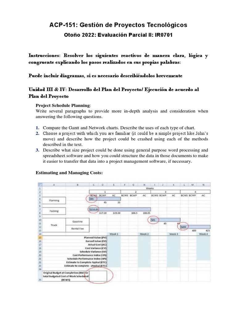 Examen ACP-151 Parcial II Otoño 2022 | PDF | Risk | Computing