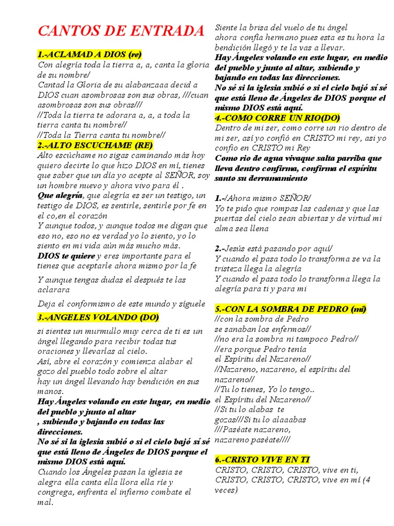 Libro de Canto Misa 17 BORRADOR | PDF | eucaristía | Cristo (título)