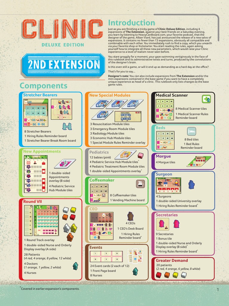 Clinic - Rules - Extension 2 | PDF | Nursing | Pediatrics