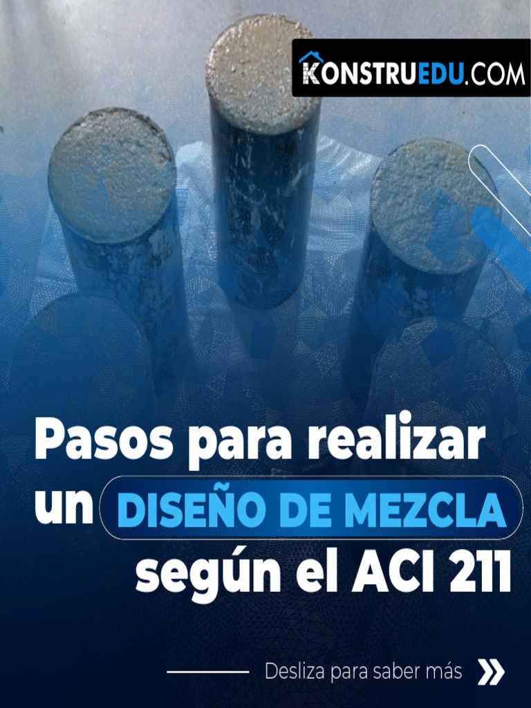 Pasos para Realizar Un Diseño de Mezcla Según El ACI 211 | PDF