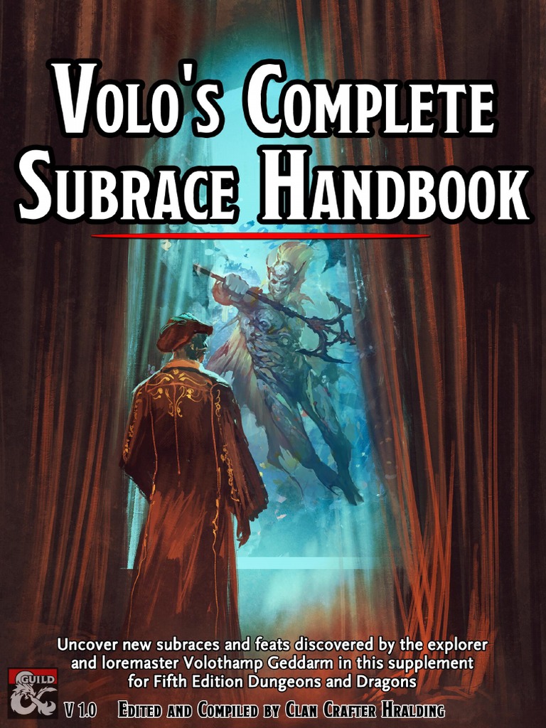 1363763-Volos Complete Subrace Handbook v1.01 | PDF | Elf (Dungeons ...